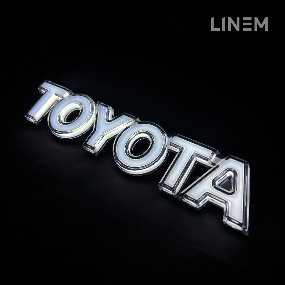 "TOYOTA" LED Startup Badge